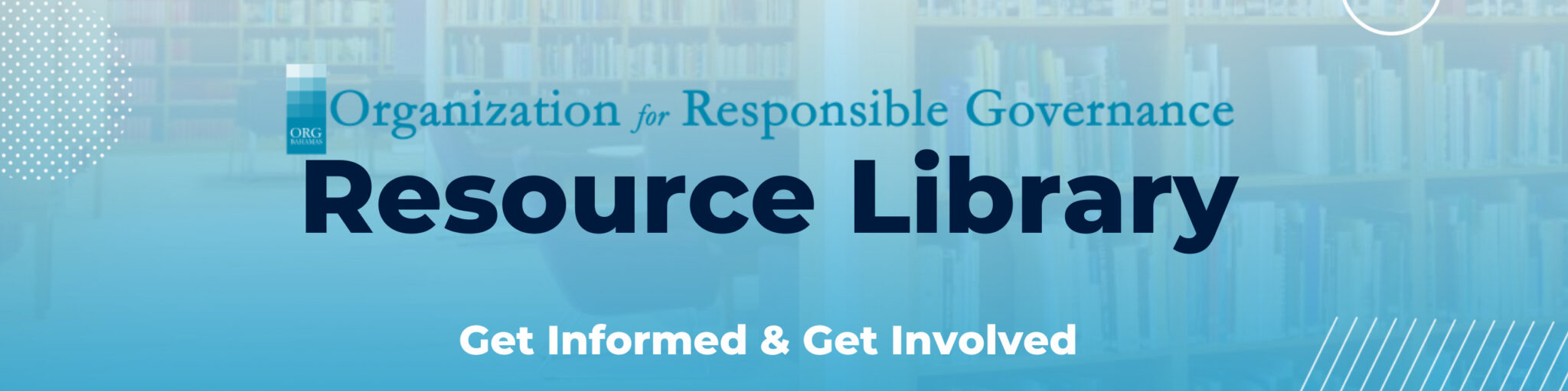 Resource Library - Organization for Responsible Governance