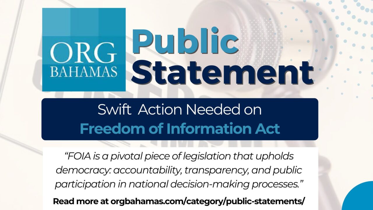 ORG Encourages Citizens to call for Swift Action on Freedom of ...